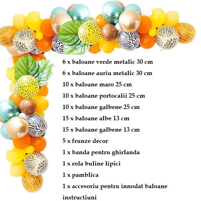 Set baloane si decoratiuni petrecere aniversare pentru copii in tema ...