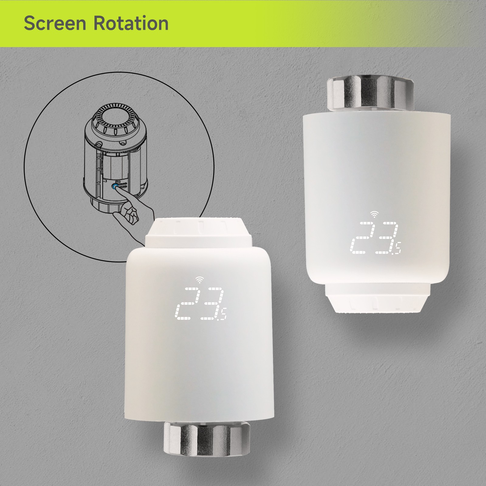 Termostat inteligent pentru calorifer, BeOk, WiFi, Android iOS, control ...