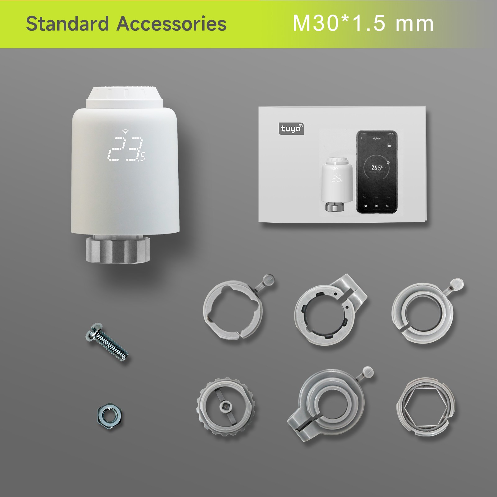 Termostat inteligent pentru calorifer, BeOk, WiFi, Android iOS, control ...