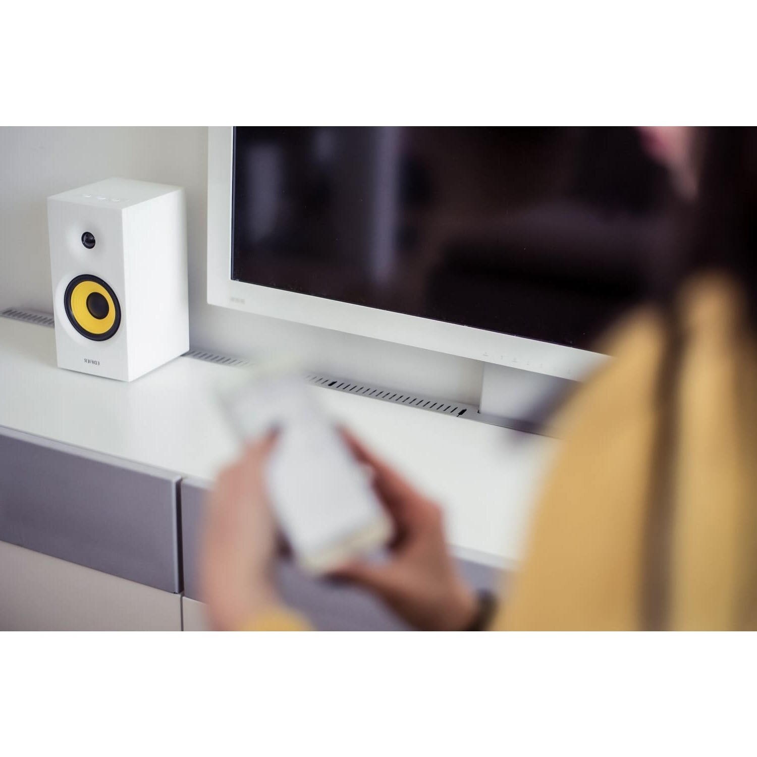 Boxe PC, Edifier, Alb - eMAG.ro