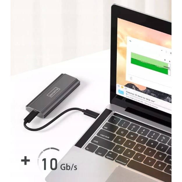 Carcasa SSD Adaptor, Zenwire, SATA de buzunar NVME PCIe M.2 Combo USB 3 ...