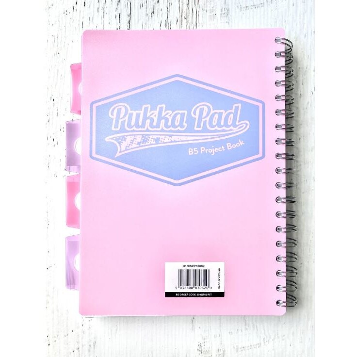 Caiet cu spirala si separatoare Pukka Pads Project Book Pastel, 100 ... Caiet cu spirala si separatoare Pukka Pads Project Book Pastel, 100 ...