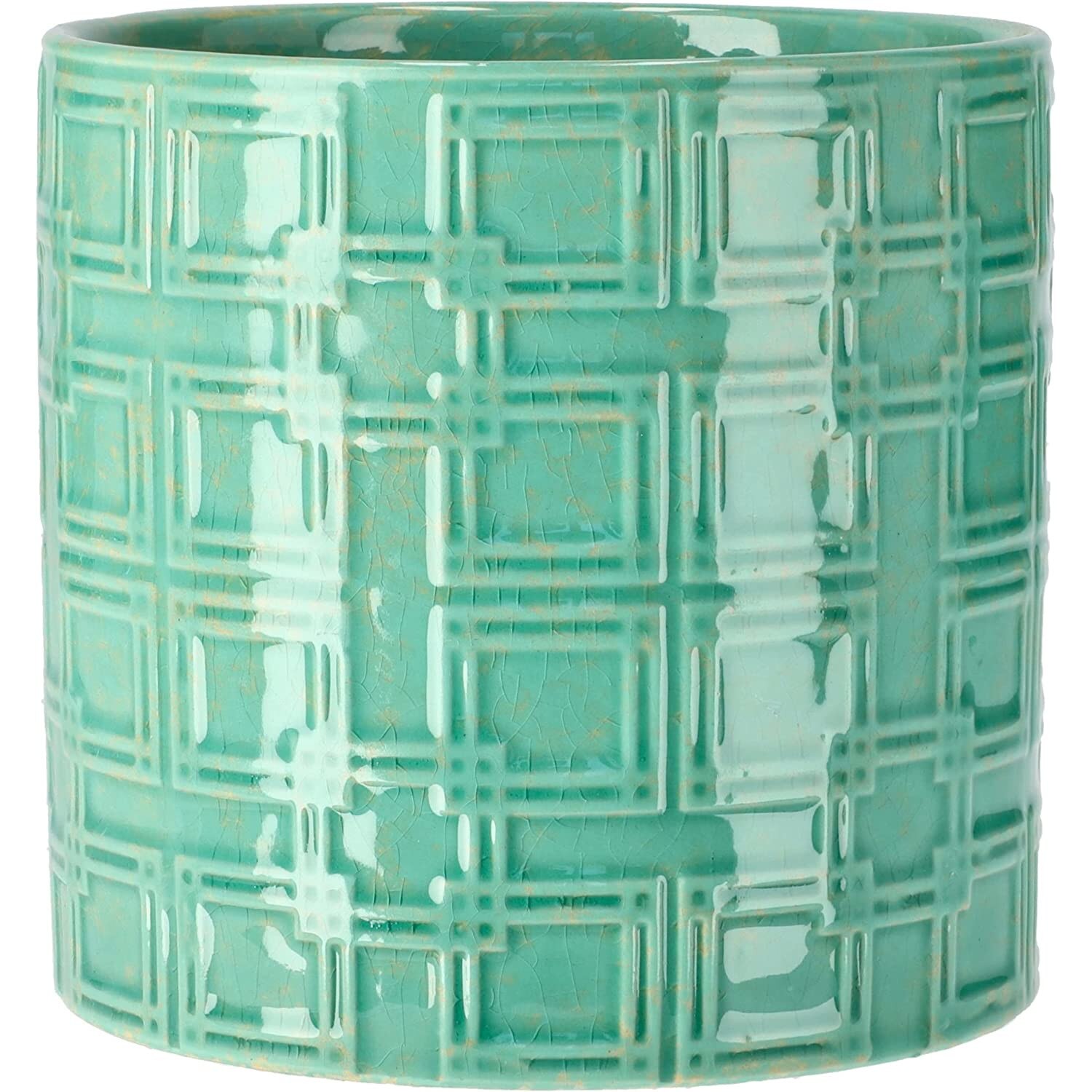 Set 6 Ghivece Decorative, Kotarbau, Ceramica, 130 mm, Verde - eMAG.ro