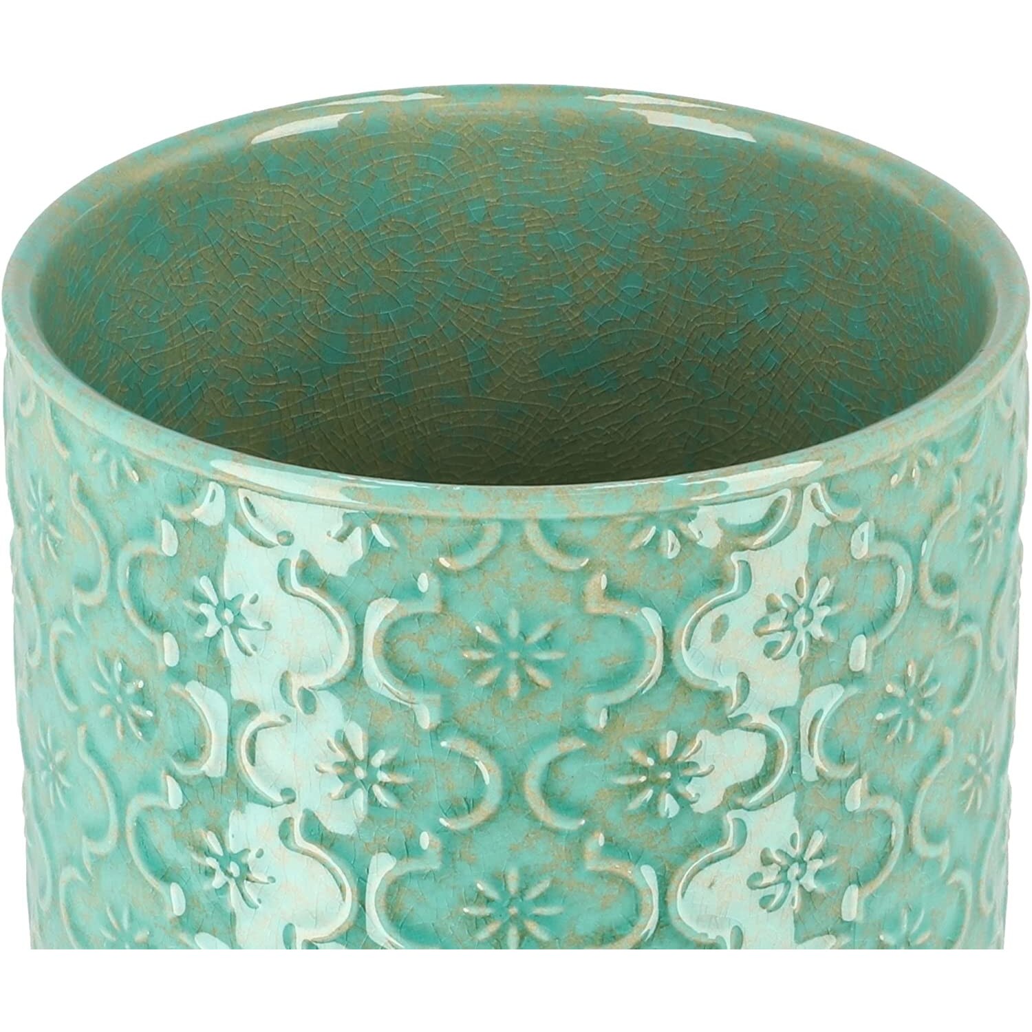 Set 6 Ghivece Decorative, Kotarbau, Ceramica, 130 mm, Verde - eMAG.ro