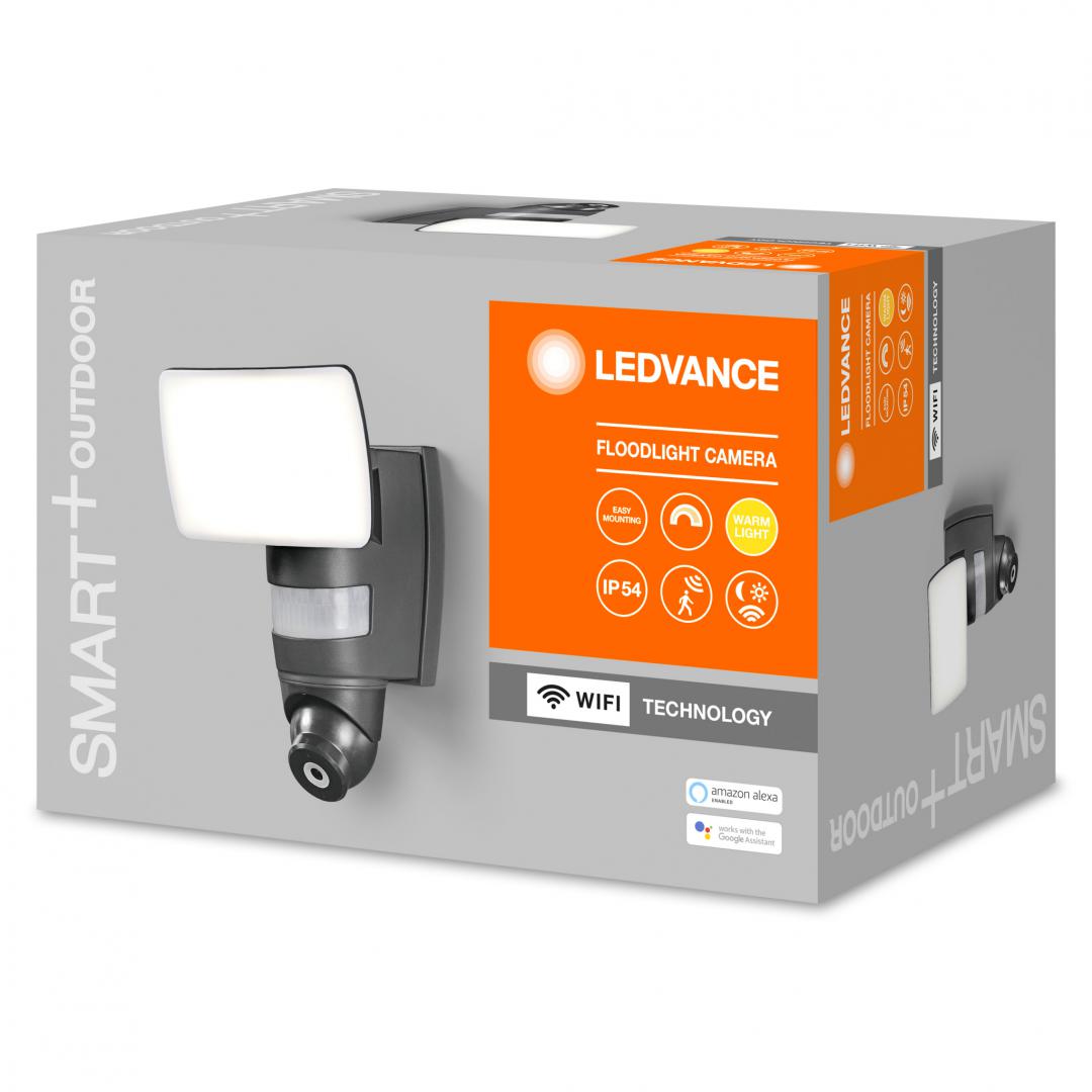 Proiector Led pentru exterior Ledvance SMART+ FLOOD CAMERA, 24W, 220 ...