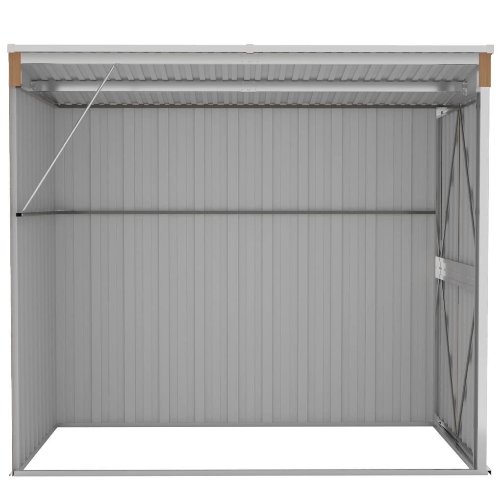 Sopron gradina/montaj perete maro 118x194x178cm otel galvanizat, pentru ...