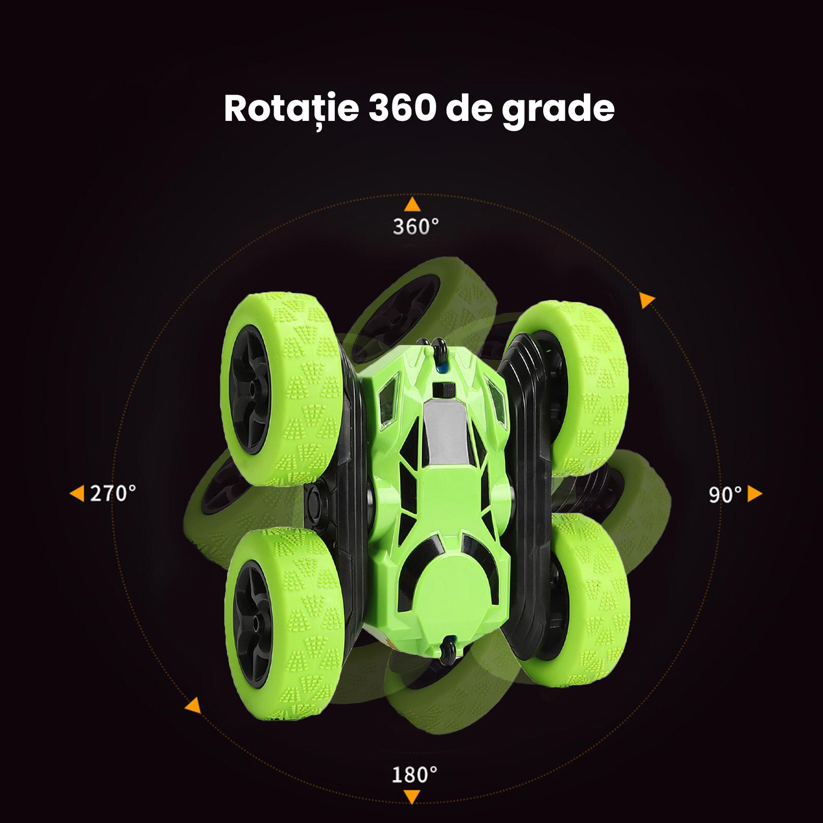 Masina cu telecomanda RC pentru copii, masinuta de cascadorie, de drift ...