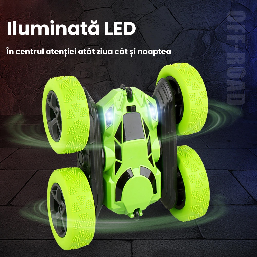 Masina cu telecomanda RC pentru copii, masinuta de cascadorie, de drift ...