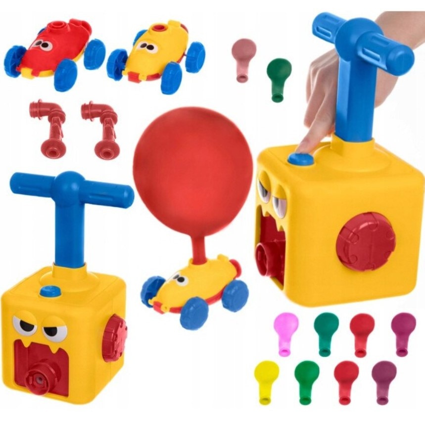 Set Jucarie Interactiva, Lansator de Baloane, 2 masinute, 10 Baloane ...