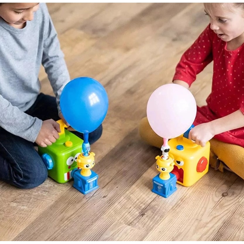 Set Jucarie Interactiva, Lansator de Baloane, 2 masinute, 10 Baloane ...