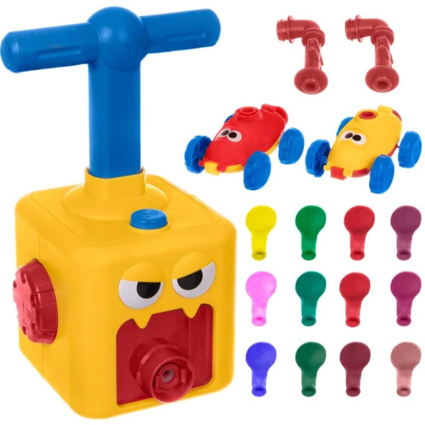Set Jucarie Interactiva, Lansator de Baloane, 2 masinute, 10 Baloane ...