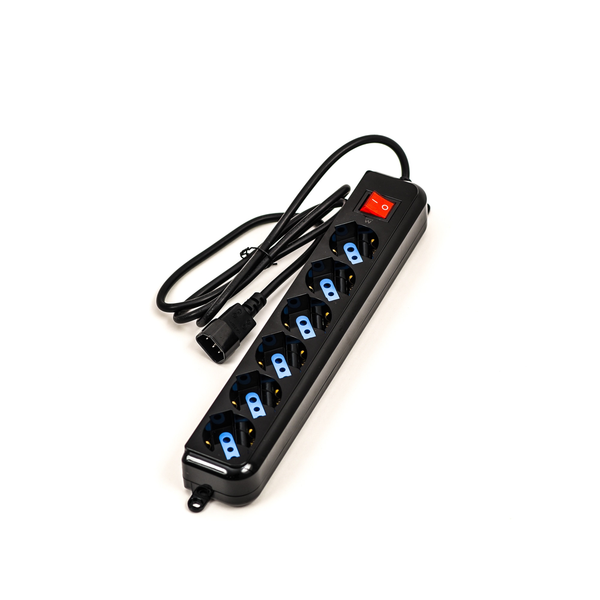 Prelungitor pentru UPS C14 cu 6 prize Schuko, cablu 1,5M, Negru - eMAG.ro