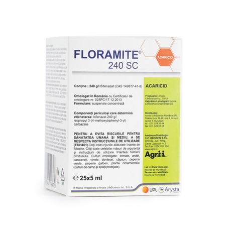 Комплект 25 броя Инсектицид Floramite 240 SC, 5 ml - eMAG.bg