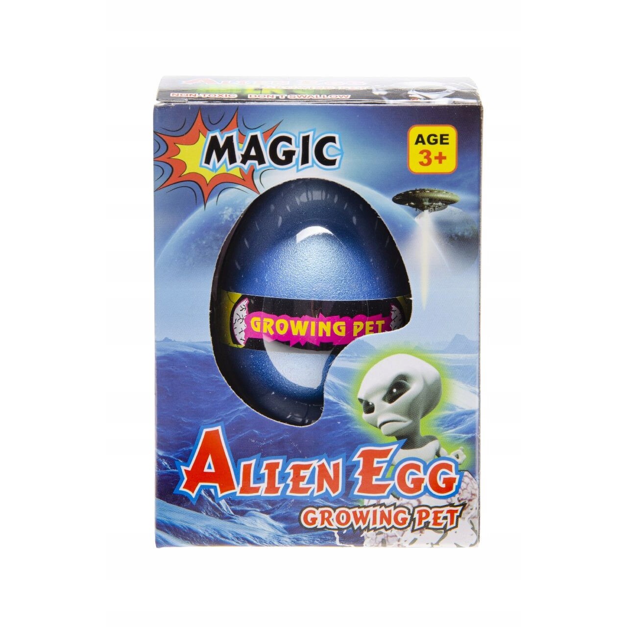 Jucarie interactiva ou extraterestru, Kemis, 6cm, Alb - eMAG.ro