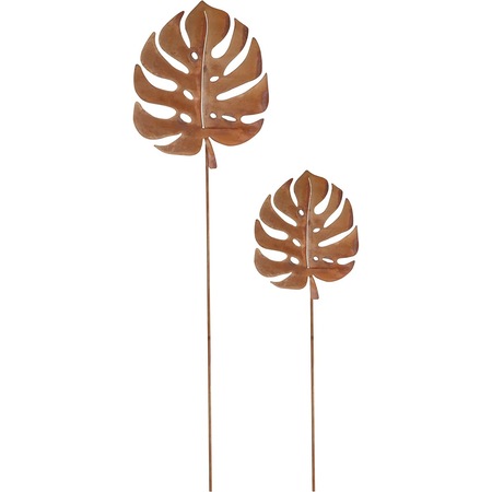 Set 2 Figurine Decorative, Kotarbau, Tabla Corten, Aspect Ruginit - eMAG.ro