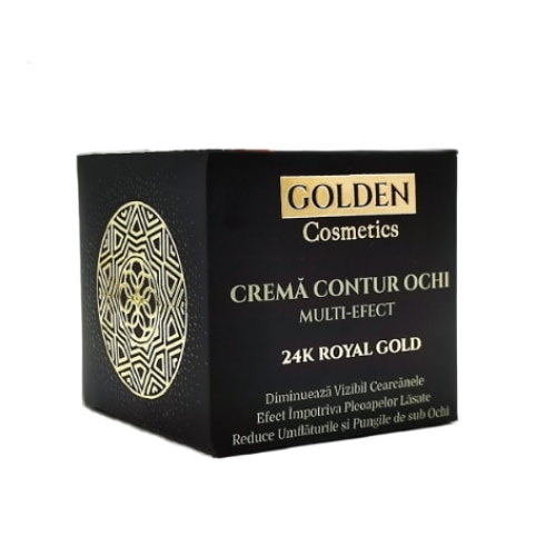 Crema pentru Conturul Ochilor cu Aur 24K, Actiune Antirid ...