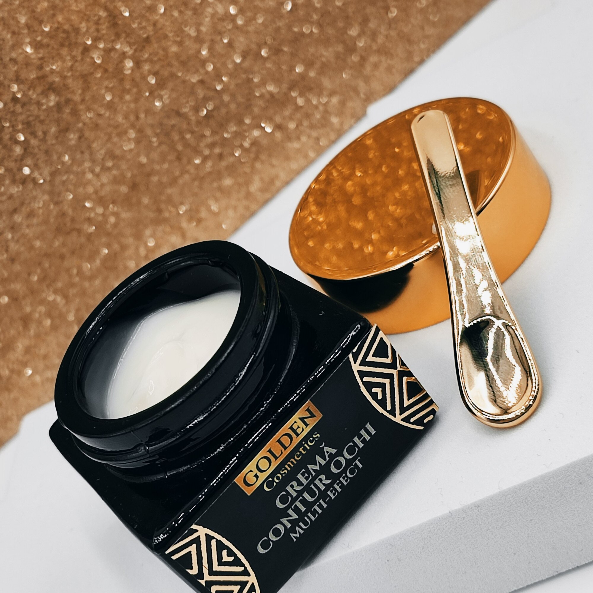 Crema pentru Conturul Ochilor cu Aur 24K, Actiune Antirid ...