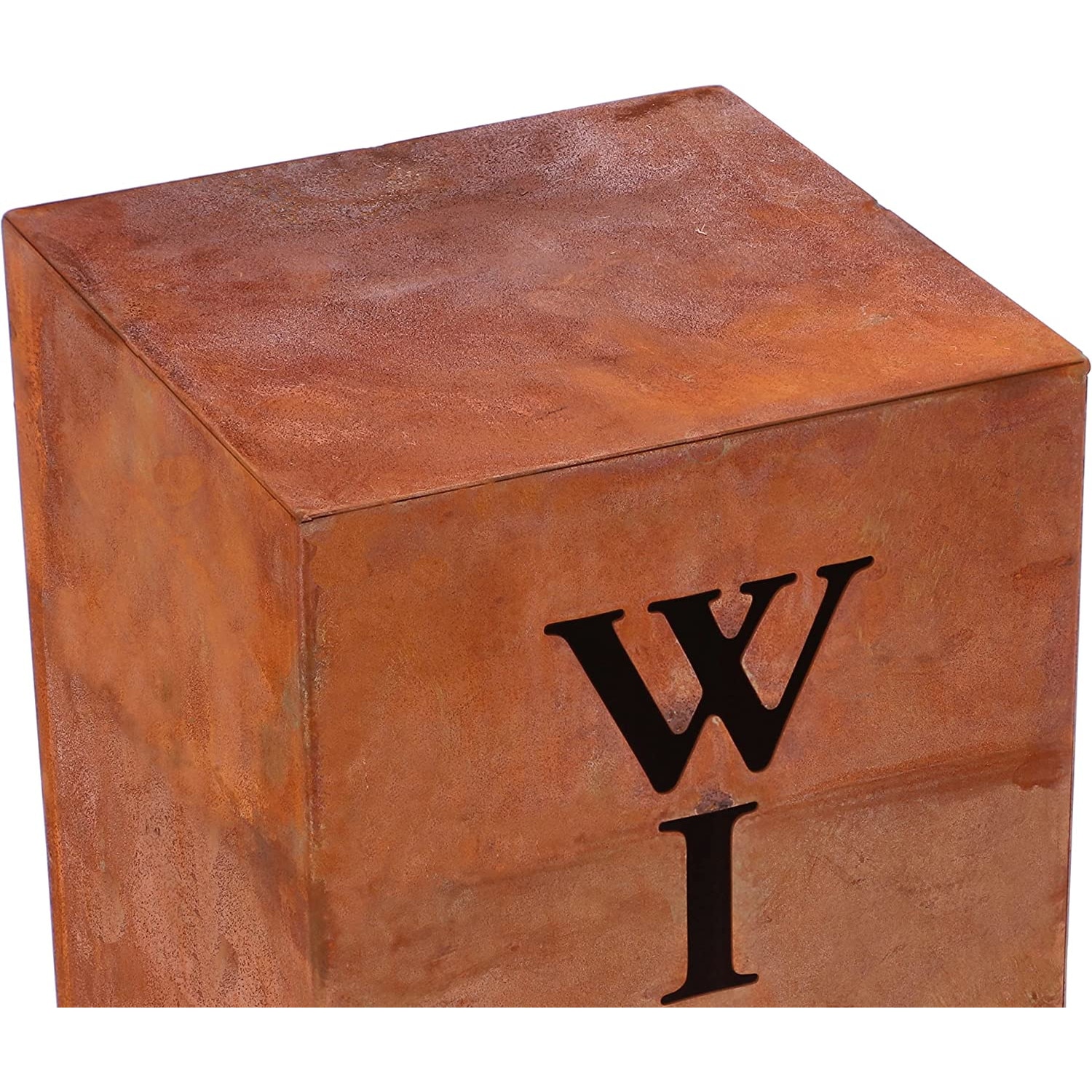 Set 2 Coloane Decorative Gradina, Kotarbau, Metal, Aspect Ruginit - eMAG.ro