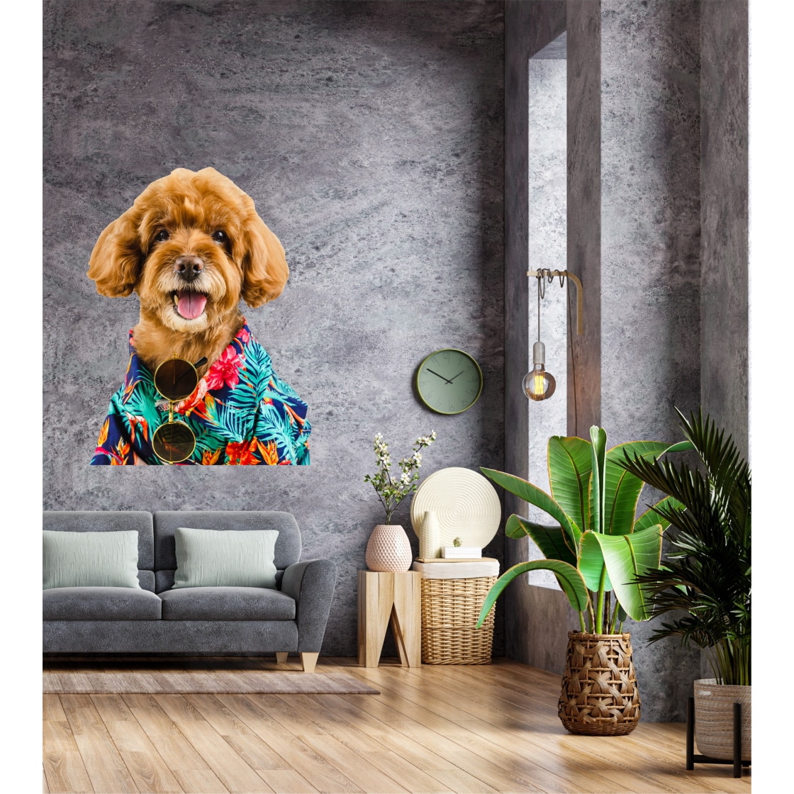 Sticker decorativ pentru perete Catel Pudel 3d, 19x25 cm - eMAG.ro