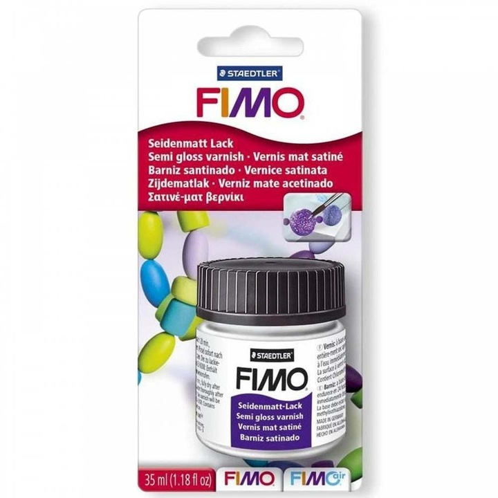 Lac semi-lucios FIMO 35ml transparent - eMAG.ro