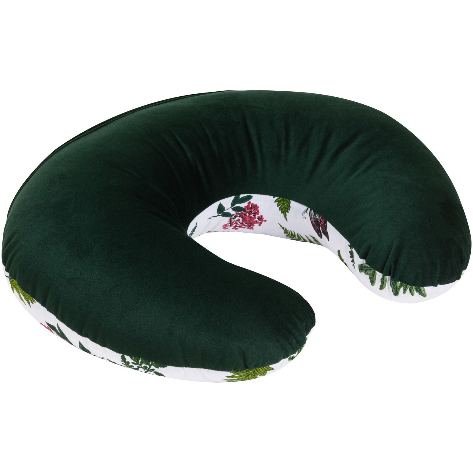 Perna alaptare Bellochi, Bumbac/Catifea/Poliester, 60x40x15 cm, Nature ...