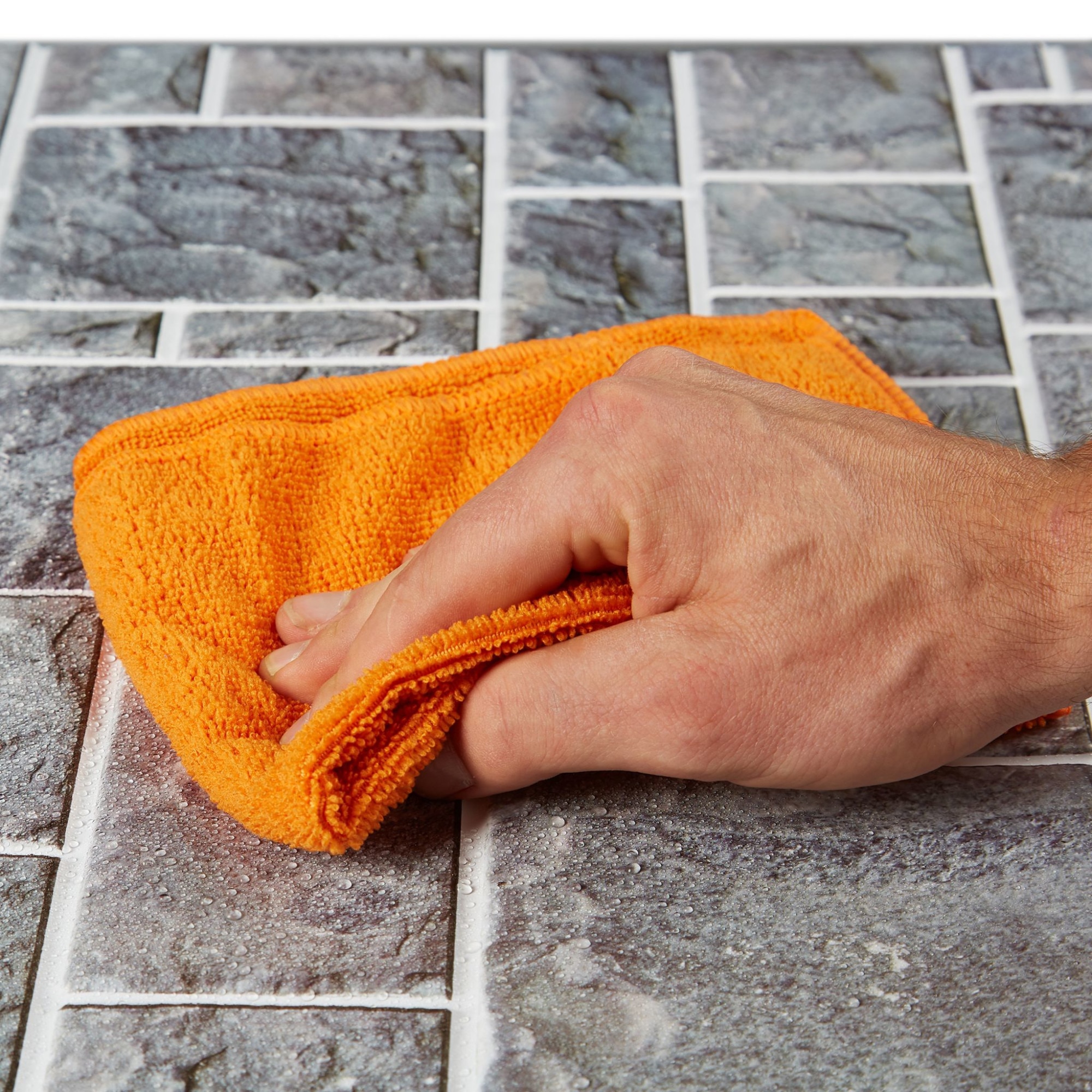 Set 5 placi decorative, Relaxdays, model A, din PVC, dimensiune placa ...