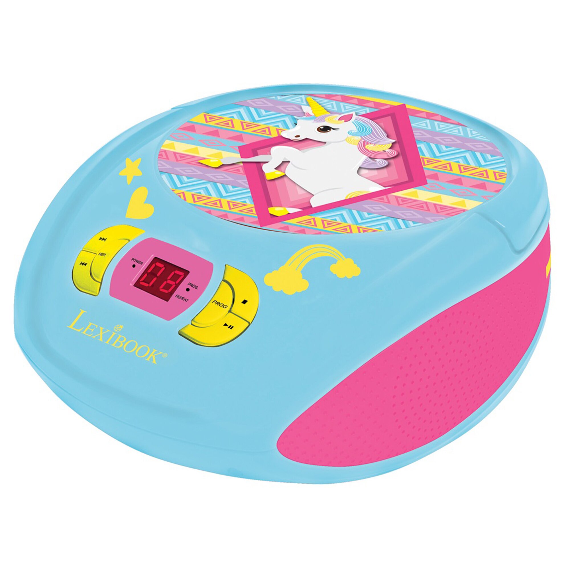 CD Player portabil, Lexibook, 3 ani+, Multicolor - eMAG.ro