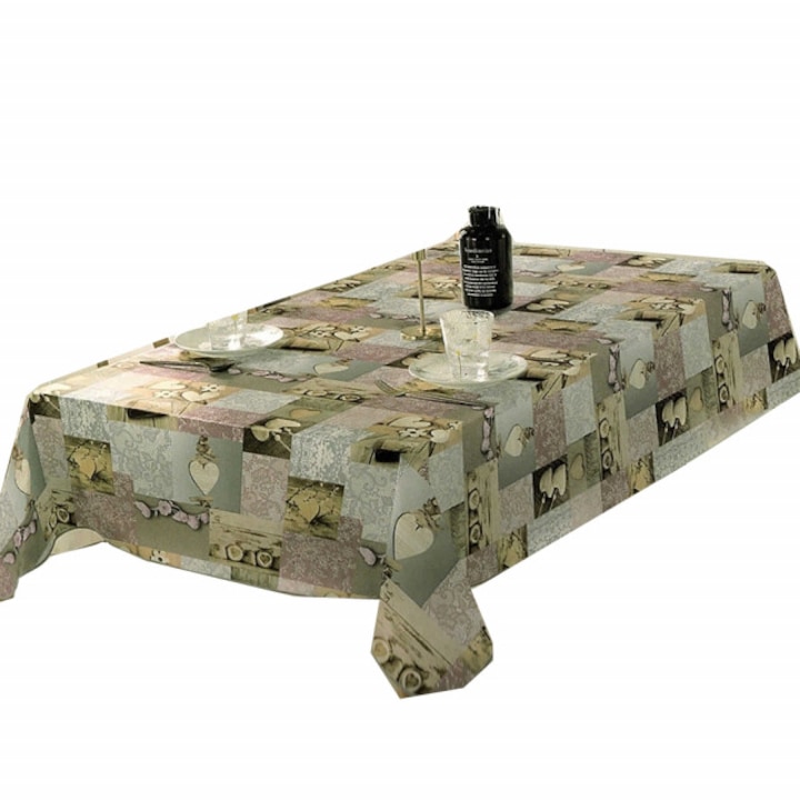 Fata de masa tip musama Pufo Only Love, 140 x 180 cm - eMAG.ro