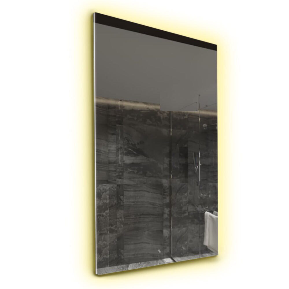 Oglinda LED, verticala, 90x90 cm, Reflect Ambient Model 1, cu lumina ...