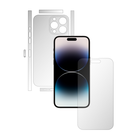 Folie Full Body iSkinz pentru Apple iPhone 14 Pro Max - Invisible Skinz ...