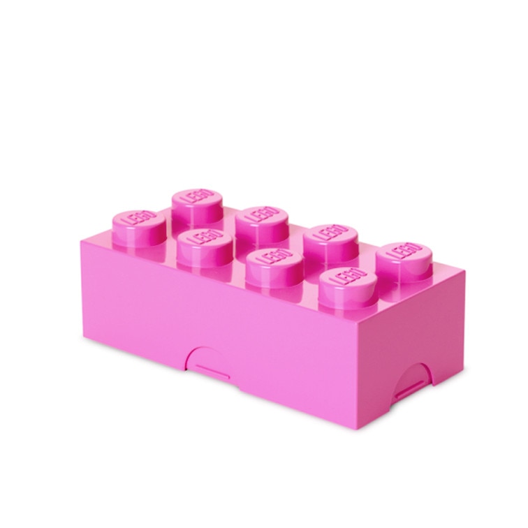 Cutie LEGO 2x4 roz - eMAG.ro