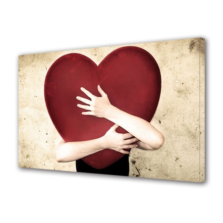 Tablou Canvas Valentine's Day Ziua indragostitilor Imbratisare cu ...