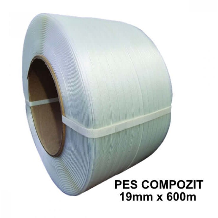 Set 2 role Banda de legat PES netesut compozit 19 mm x 600 m tub 20 cm ...