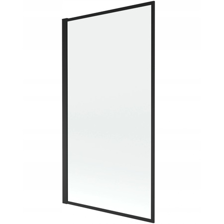 Paravan cada 70x140 cm Silla Pro, Pliabil, sticla clara, profil Negru ...