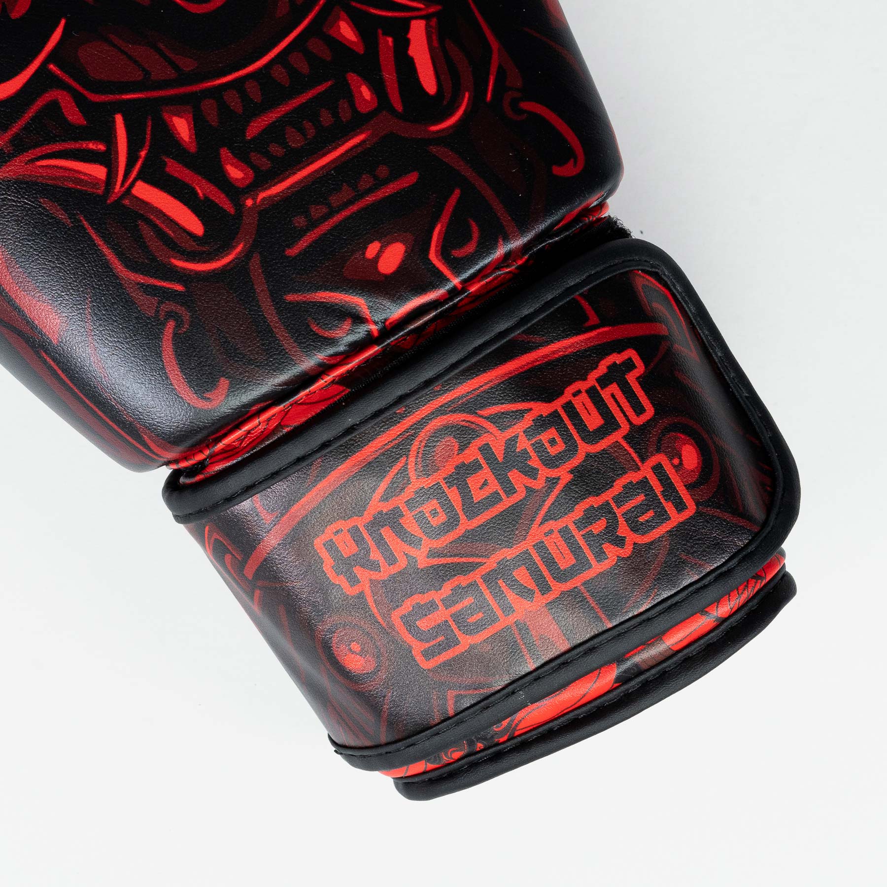 Боксови ръкавици Knockout Samurai, 10OZ, черни и червени - eMAG.bg