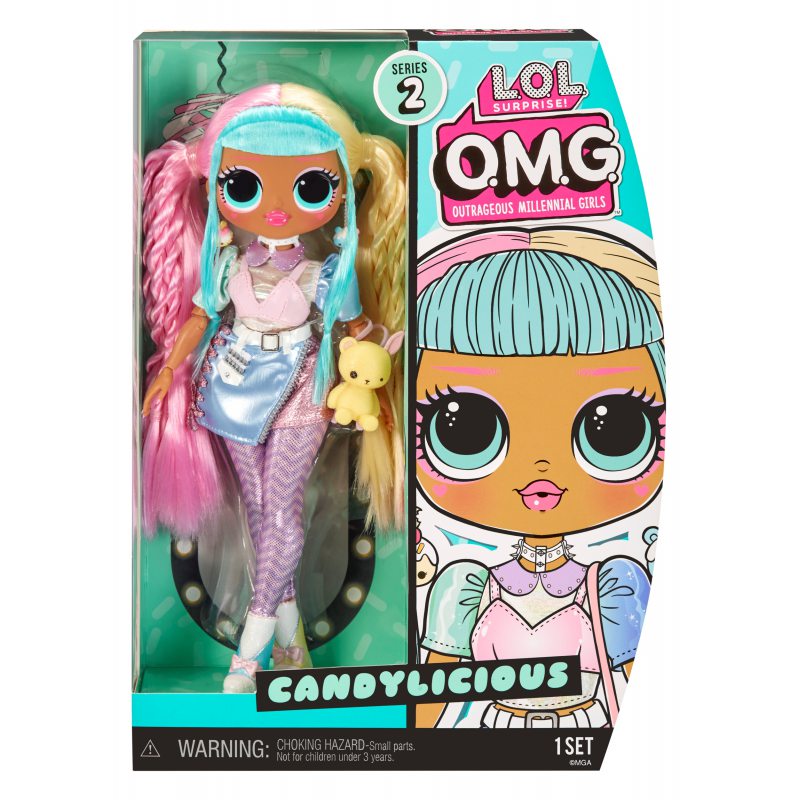 Papusa LOL Surprise OMG Candylicious Series 2 Basic, 26 cm - eMAG.ro