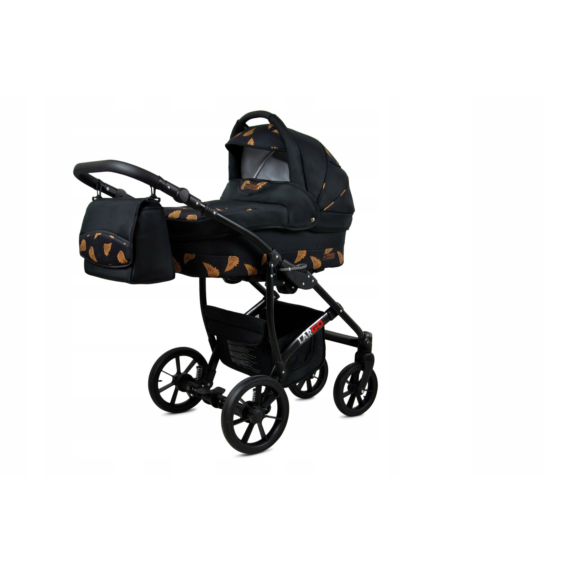 Carucior pentru copii, BabyLux, 3 in 1, Reversibil, Bumbac/Aluminiu ...