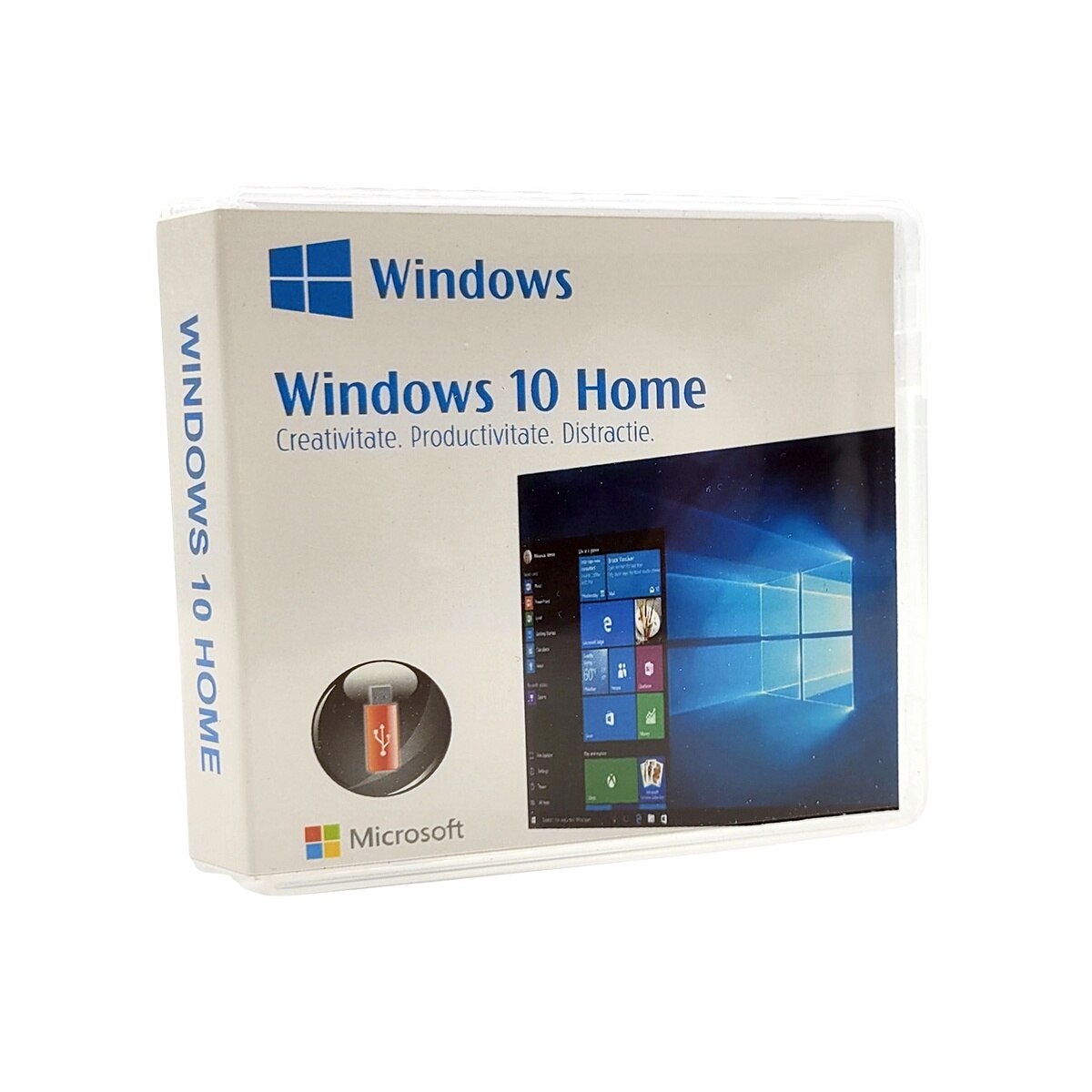 Microsoft Windows 10 Home 64 bit, USB, Mini Box - eMAG.hu