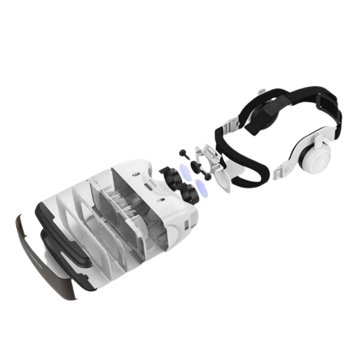 Ochelari realitate virtuala, 3D, iOS si Android, wireless, negru ...