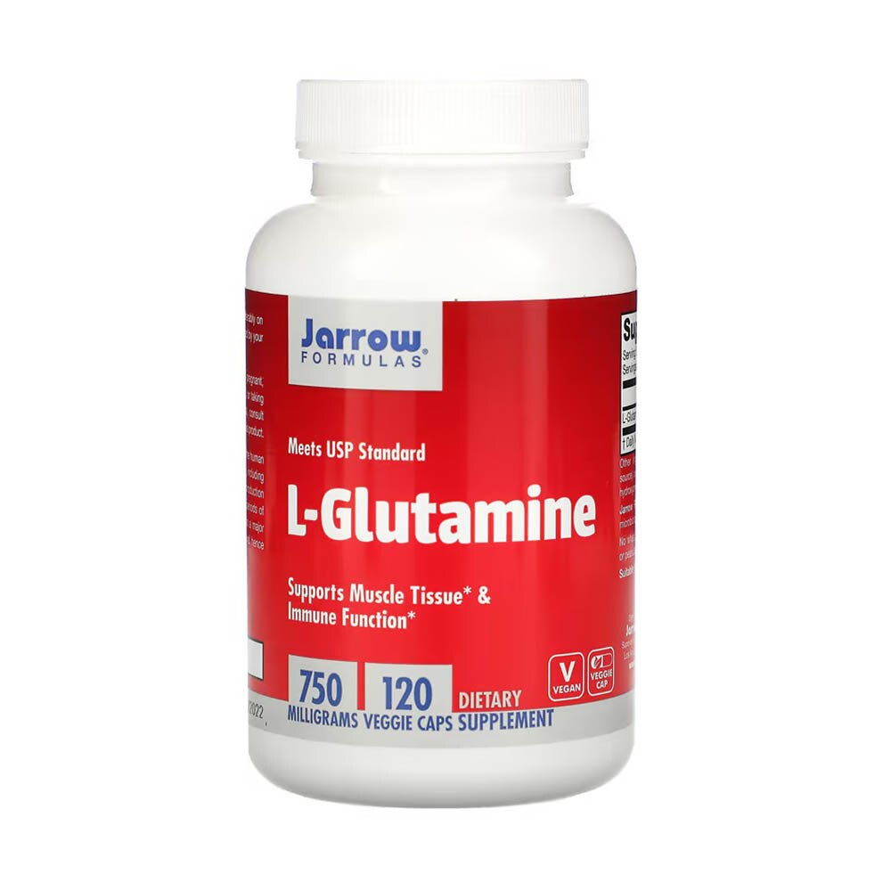L-Glutamine, 750 mg, Jarrow Formulas, 120 capsule - eMAG.ro