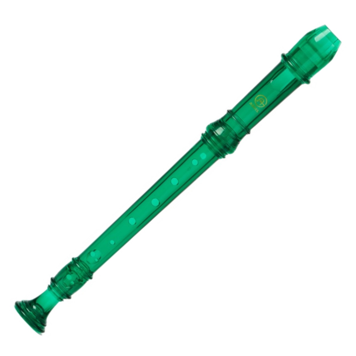 Blockflote Sopran German, Angel ASRG 300T-EG, verde, ABS, cheia Do ...