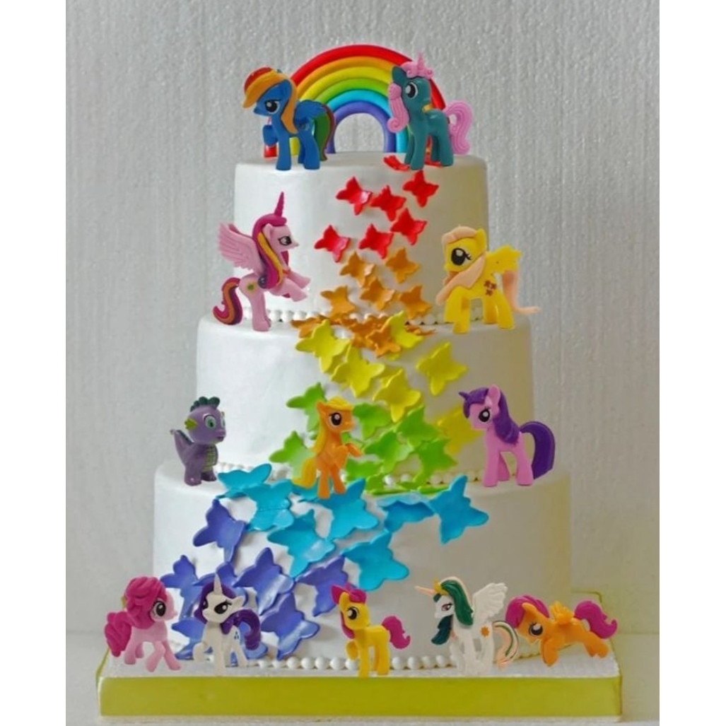 Set 12 Ponei, Tnagora®, 7 cm Figurina, Multicolor, + 3 ani - eMAG.ro