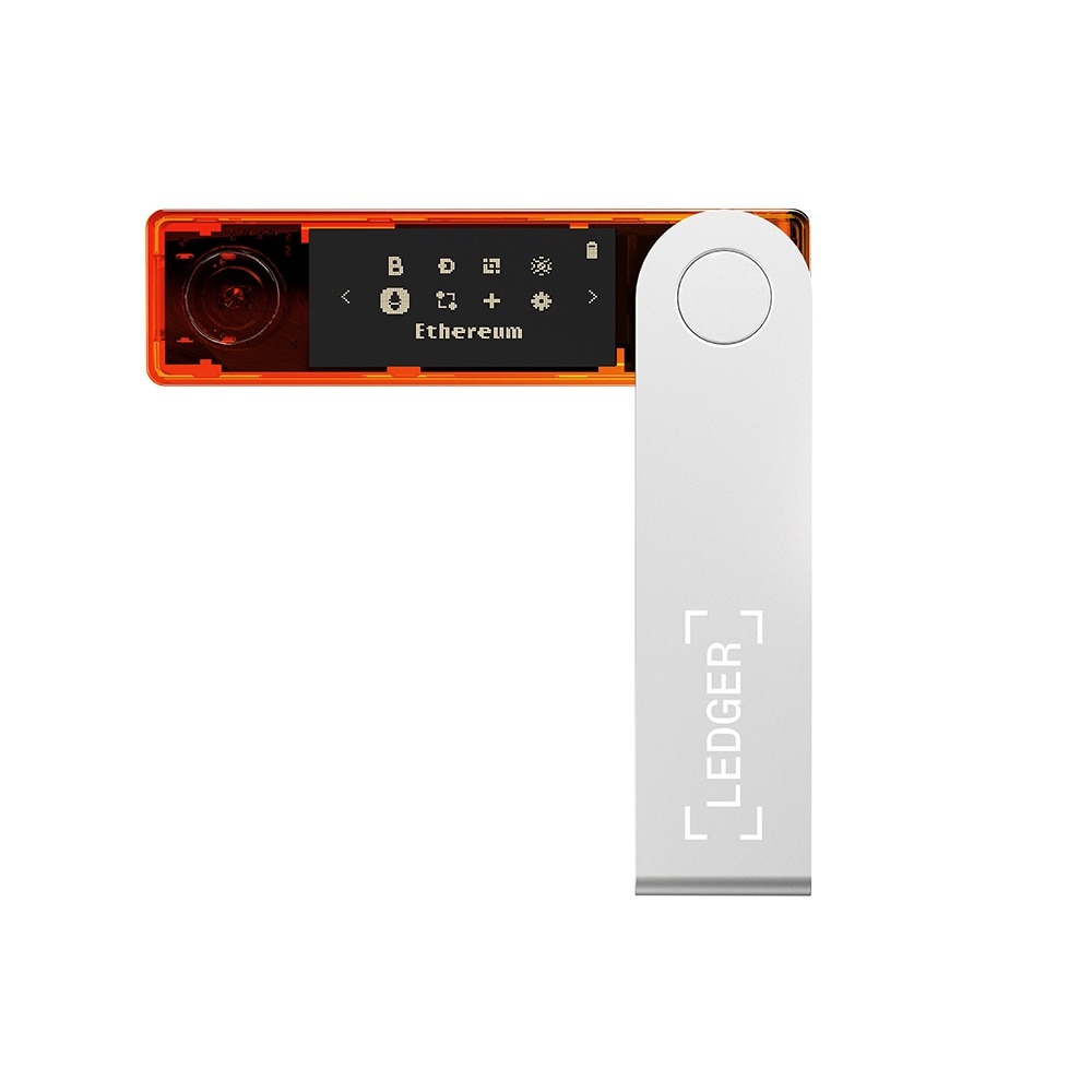 Ledger Nano X elektronikus pénztárca kriptopénzekhez, Blazing Orange ...