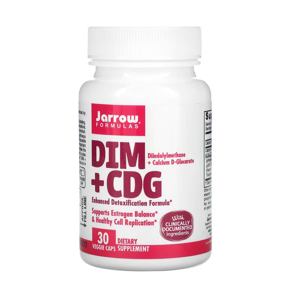 DIM + Calcium D-Glucarate, Jarrow Formulas, 30 capsule - eMAG.ro