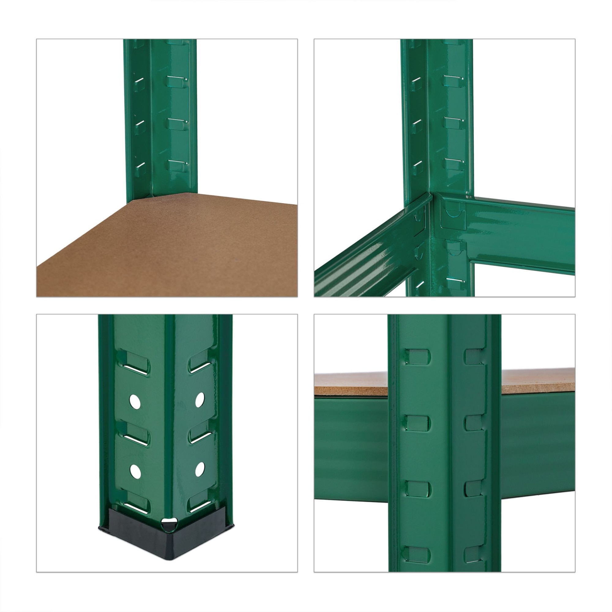 Raft metalic cu 4 polite, dimensiuni 156 x 80 x 40 cm, capacitate ...