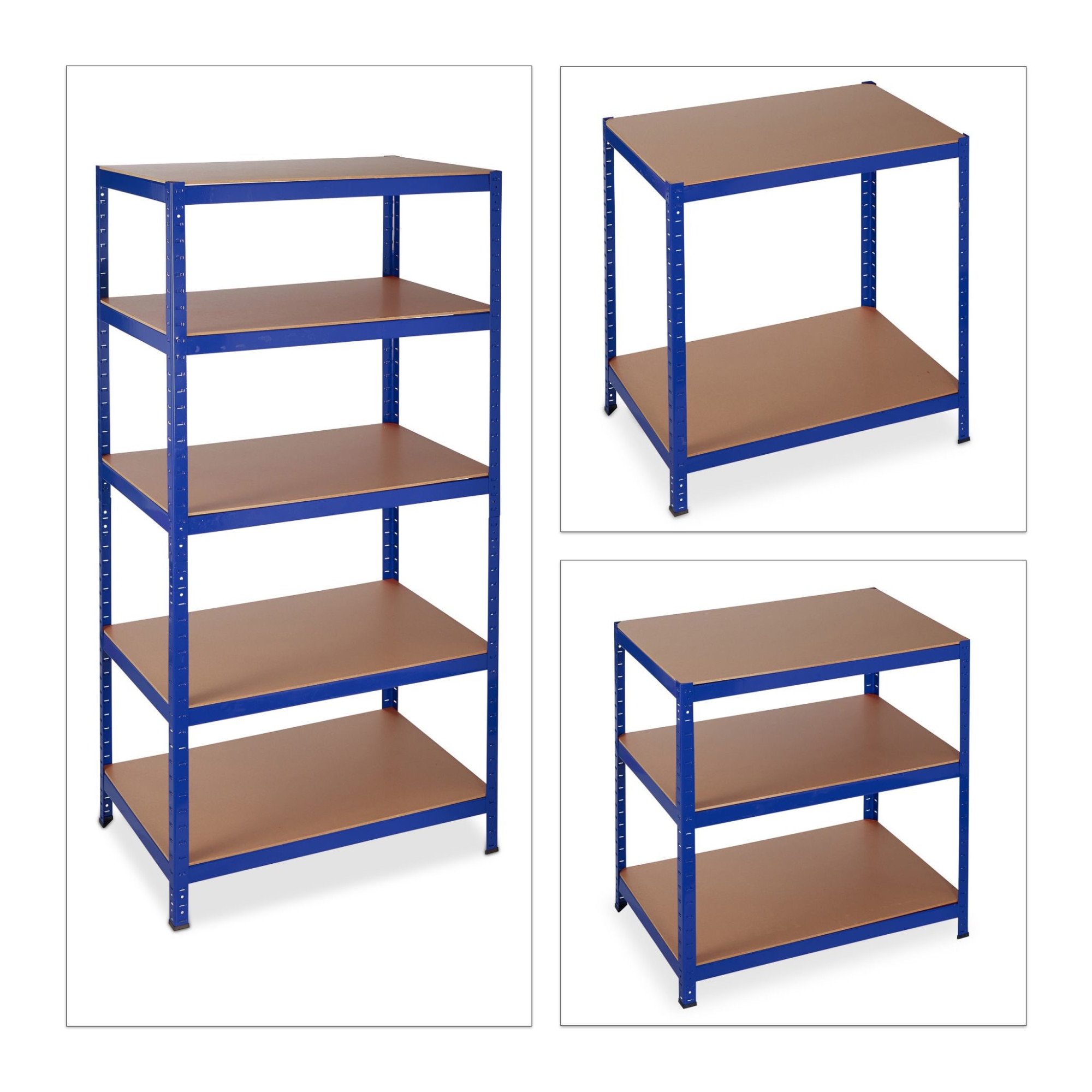 Raft metalic cu 5 polite, dimensiuni 180 x 90 x 60 cm, capacitate ...