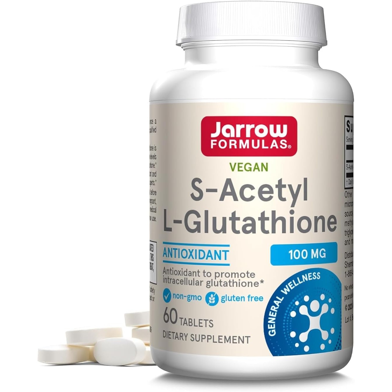 S-Acetyl L-Glutathione, 100 mg, Jarrow Formulas, 60 tablete - eMAG.ro