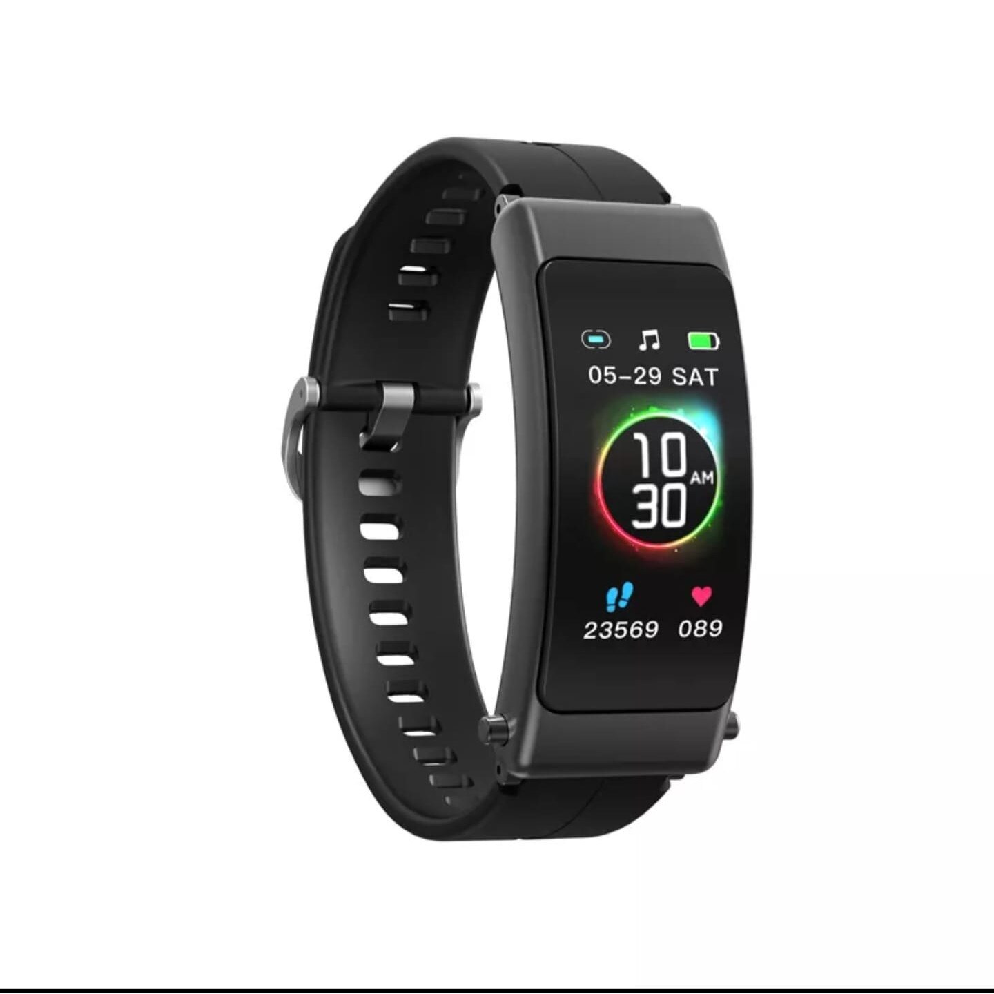 Ceas smartwatch K-30, bratara inteligenta cu functie de handsfree ...