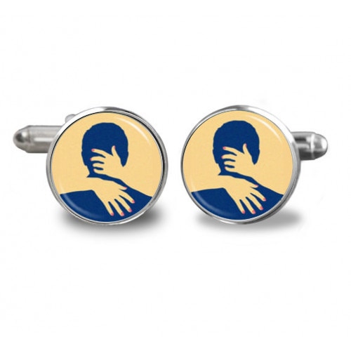 Butoni de camasa rotunzi, personalizati cu imagine imbratisare ...