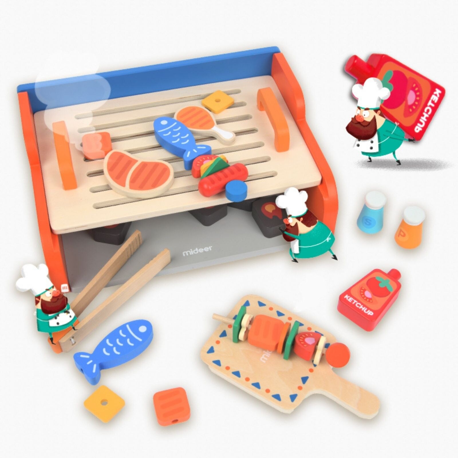 Primul meu set barbeque din lemn - eMAG.ro
